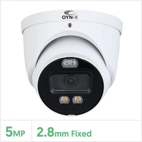 Eagle 5MP Fixed Lens Full-Colour Active Deterrent Turret Camera - Whit — PU Electrical ...